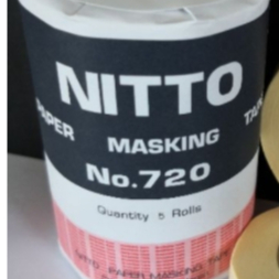 NITTO no.720 1 ม้วน เทป กระดาษ กาว ลอก ทะเบียนรถ เทป นิตโต้ คัทซี่ ...