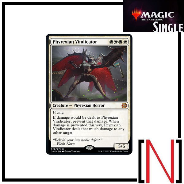 [MTG][Single][ONE] Phyrexian Vindicator ระดับ Mythic [ภาษาอังกฤษ] | Shopee Thailand