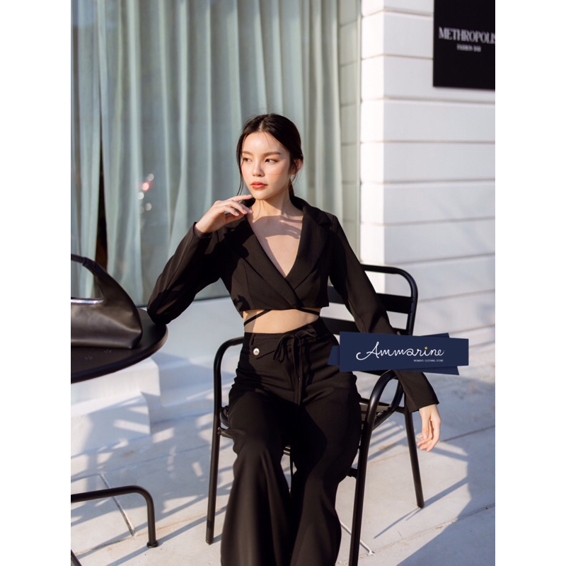 AMM35 Hailey set (Black) | Shopee Thailand