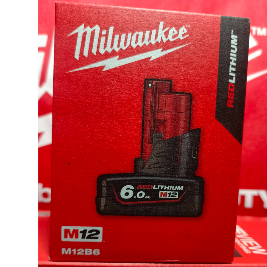 แบตเตอรี่ Milwaukee M12 B6 12V ขนาด 6.0Ah | Shopee Thailand