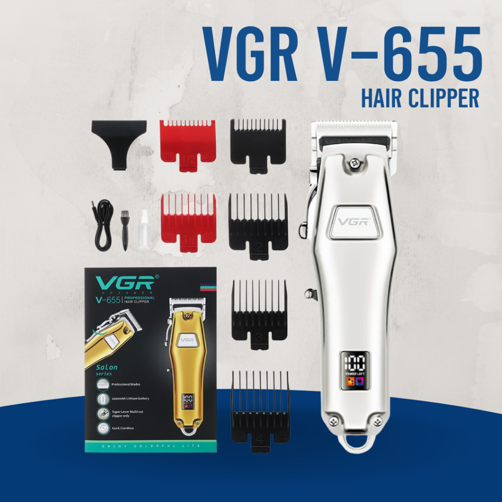 ปัตตาเลี่ยนแบบไร้สาย VGR รุ่น V-655 (สินค้าพร้อมส่ง) | Shopee Thailand