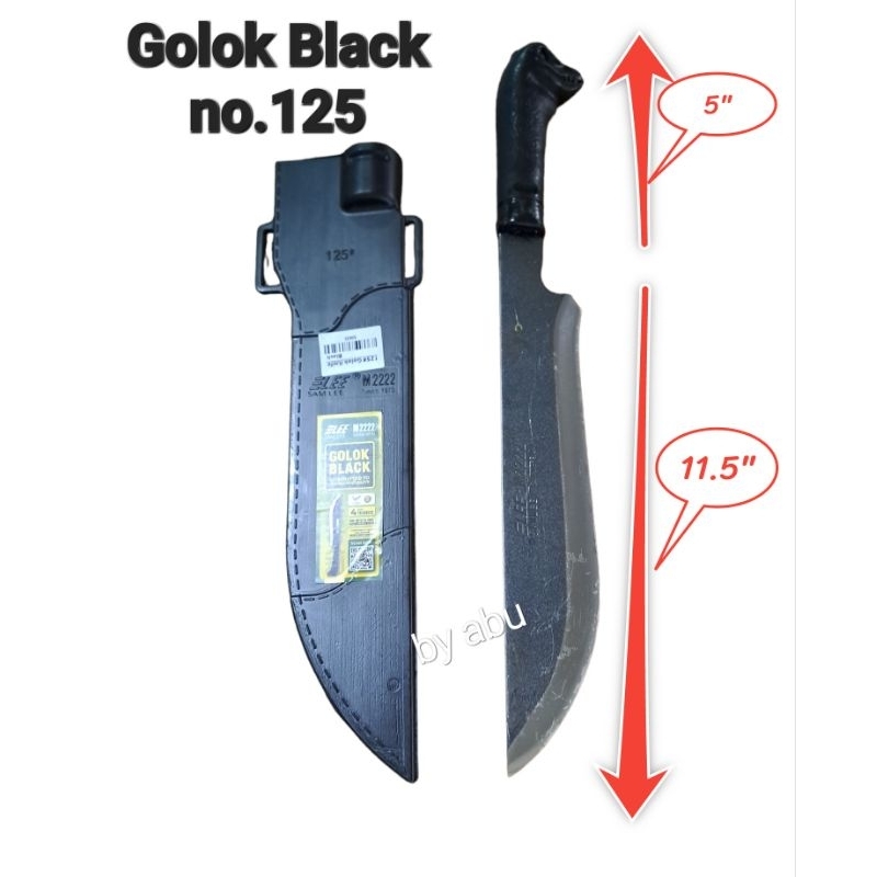 มีดเดินป่า GOLOK BLACK#SAM LEE M2222# มี3ขนาดให้เลือก MALAYSIA มีด#มีด ...
