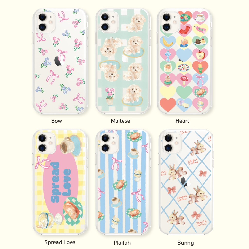 In-Stockพร้อมส่ง Phone Case มีมาทั้งหมด5ลาย น่ารักติดgriptokแล้วไม่บัง ...