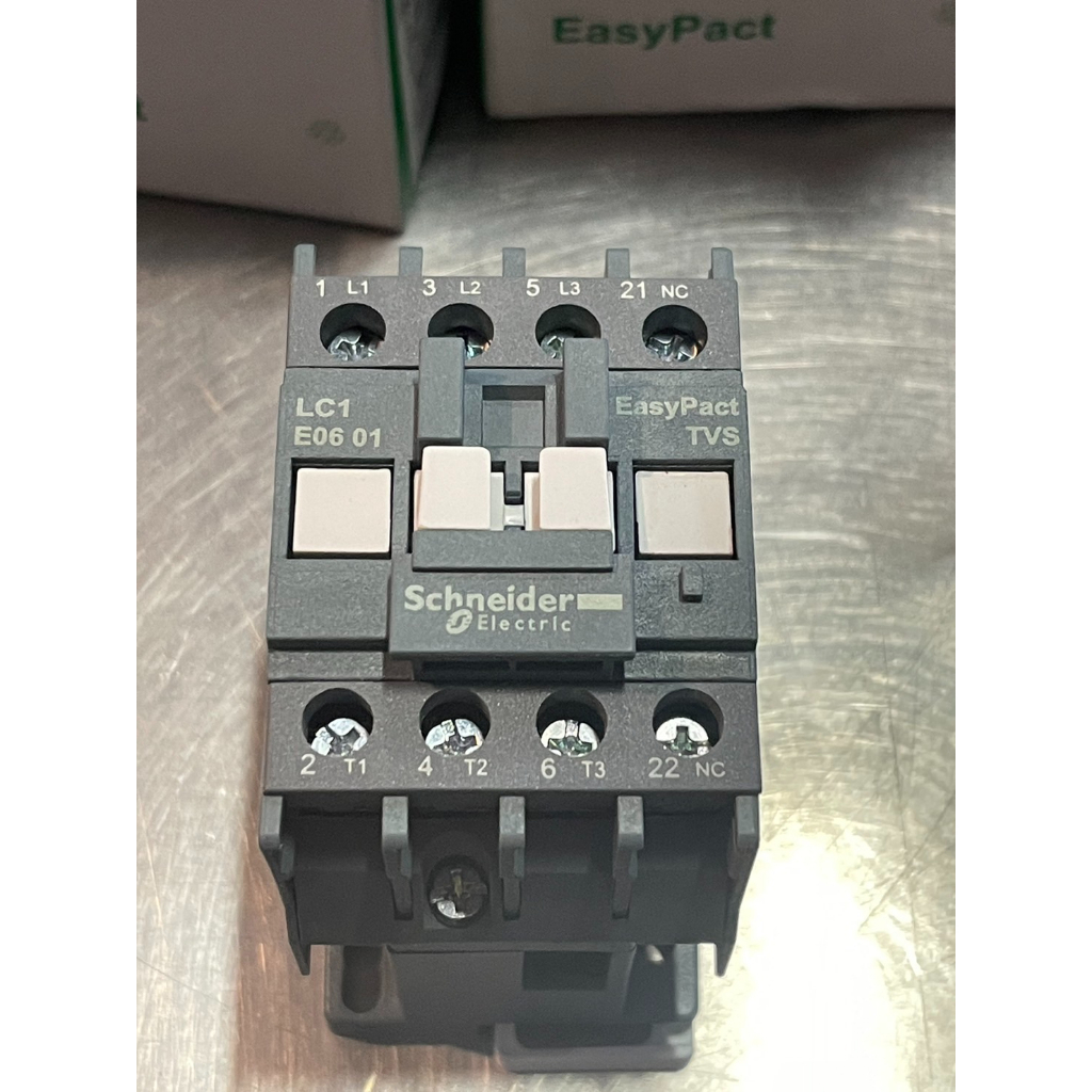 *ของใหม่* Schneider คอนแทคเตอร์ Contactor Supply รุ่น LC1E0601 24V *ของ ...