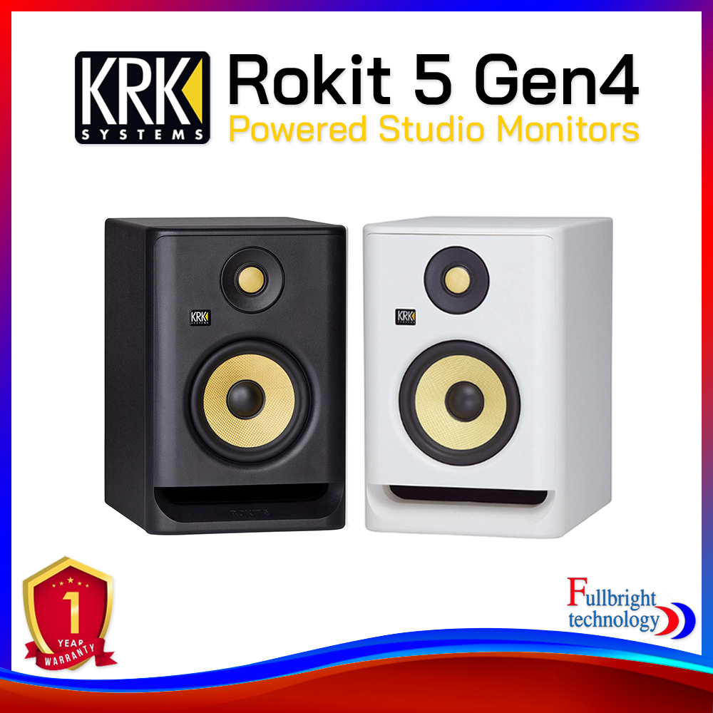 KRK Rokit 5 G4 Powered Studio Monitor (Pair) ลำโพงมอนิเตอร์ ประกันศูนย์ ...