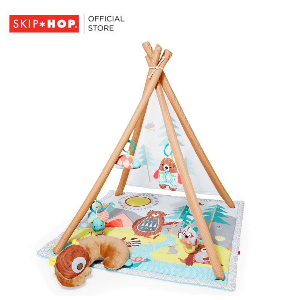[ใช้ 2 โค้ดลดเพิ่ม] Skip Hop Camping Cubs Activity Gym เพลย์แมท เพล ...