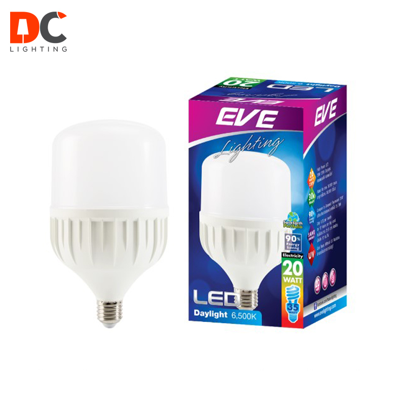 หลอดไฟEVE LED DL/WW E27 9WDIM-9w-13w-20-30w | Shopee Thailand