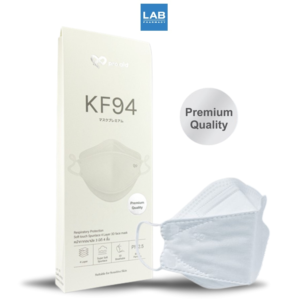 PRO AID KF94 Premium Soft 3D 10 pcs/box หน้ากากอนามัยโปรเอด 3 มิติ 4 ...