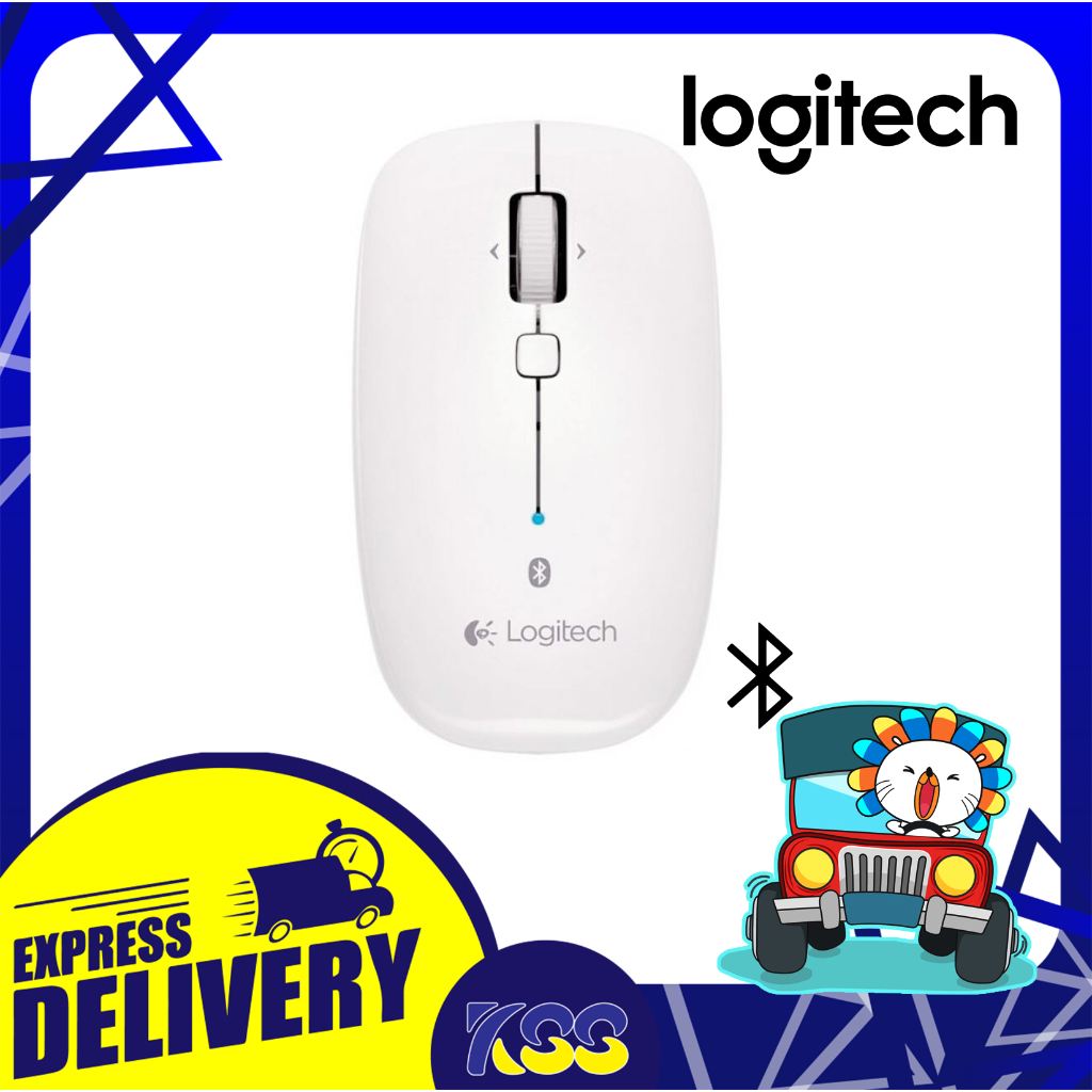 เม้าส์บลูทูธ เมาส์ไม่มีสาย Logitech M557 Bluetooth Mouse White พร้อมส่ง ...