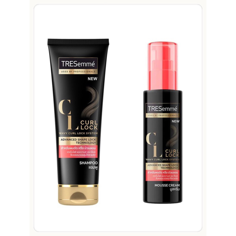 TRESEMME Wavy Curl Lock System เทรซาเม่ เวฟวี่ เคิร์ล ล็อค ซิสเต็ม ผม ...