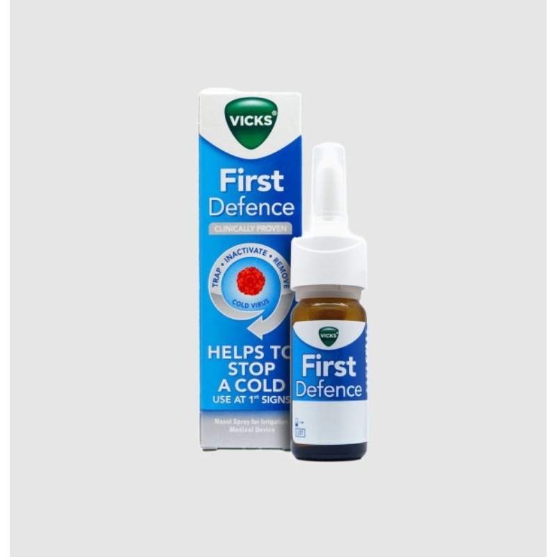 Vicks First Defence Nasal Spray 15ml สเปรย์พ่นจมูก บรรเทาอาการหวัด คัด ...