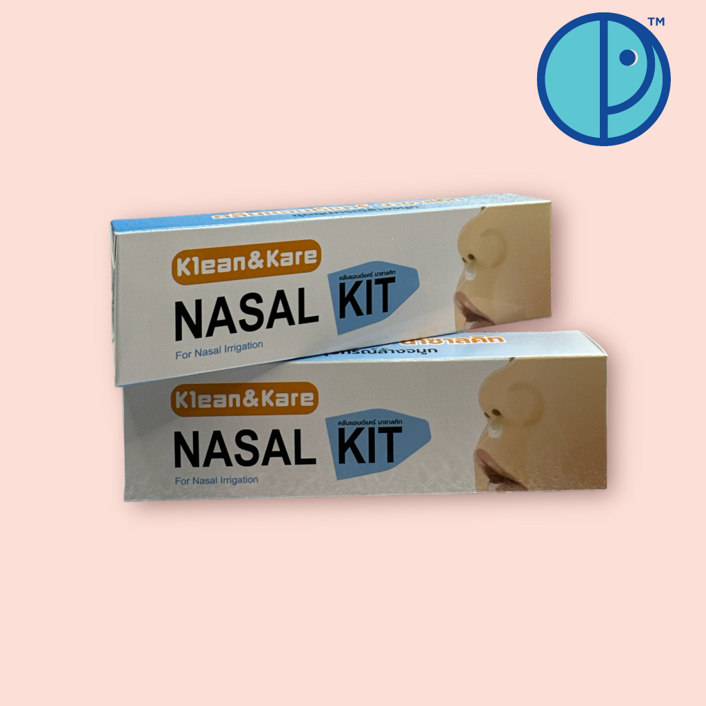 Klean&Kare Nasal Kit อุปกรณ์ล้างจมูก 1 ชุด (Syringe 20 ml + จุกล้างจมูก ...