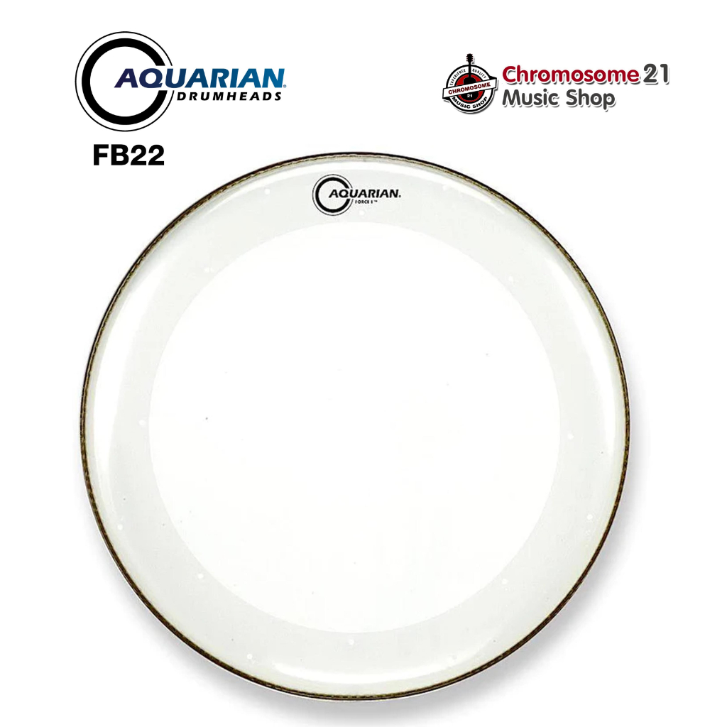 หนังกระเดื่อง Aquarian-Force I Clear รุ่น FB22 ขนาด22นิ้ว FREE Kick Pad | Shopee Thailand
