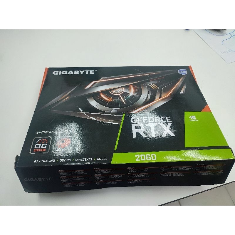 RTX 2060 GIGABYTE WINDFORCE OC 12GB มือสอง | Shopee Thailand