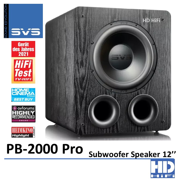 SVS PB2000 Pro Subwoofer Speaker Black Ash 12'' | Shopee Thailand