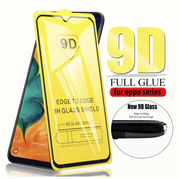 ฟิล์มกระจกนิรภัย 9D For OPPO Reno 11F 5G A60 A15 A57 A79 A18 A16 A31 A17 A74 Reno 8T 6Z A5 A54 ...