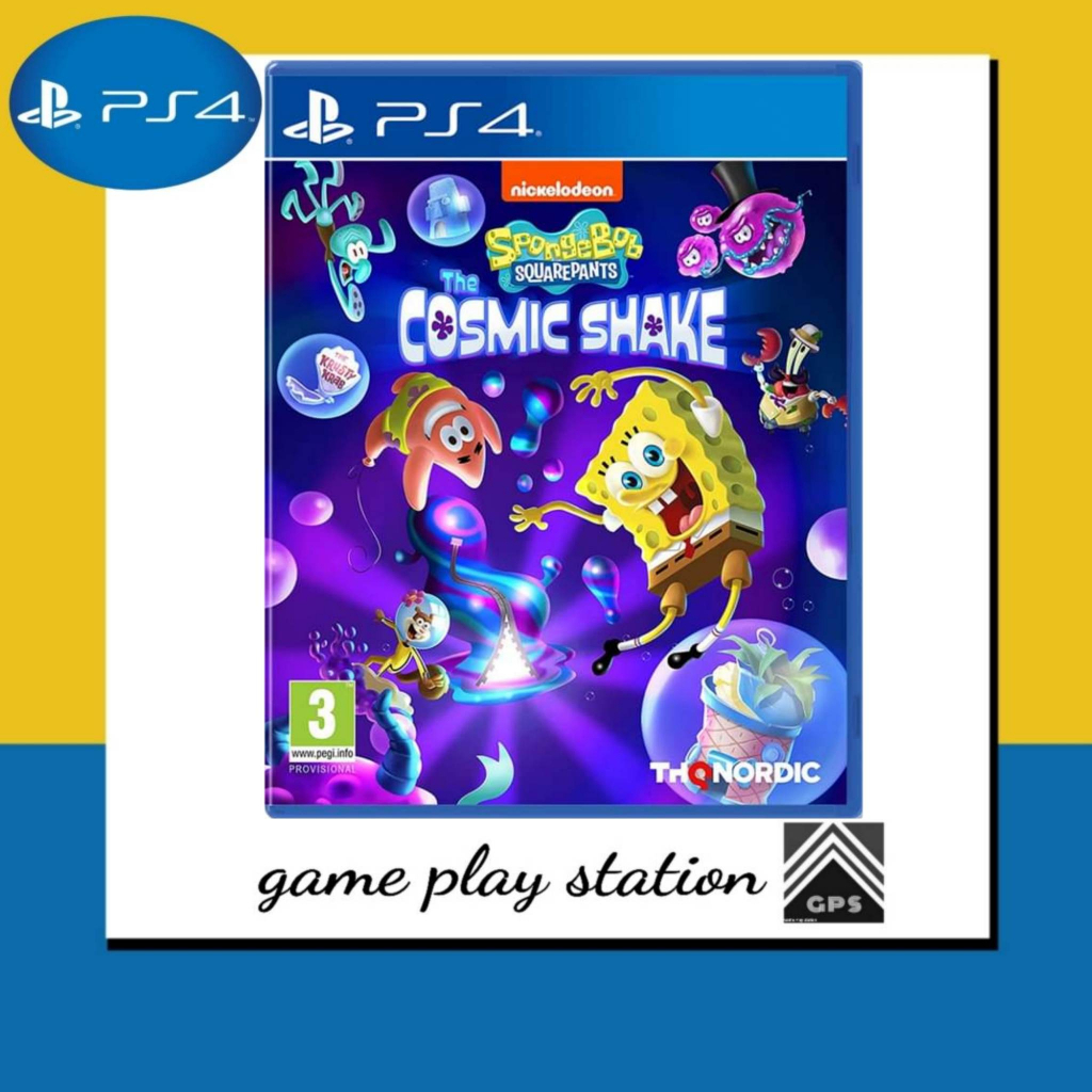 ps4 spongebob squarepants the cosmic shake ( english zone 2 ) | Shopee ...