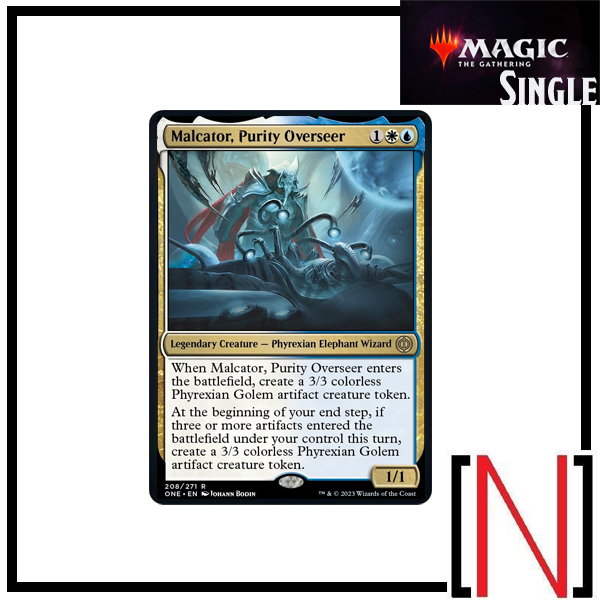 [MTG][Single][ONE] Malcator, Purity Overseer ระดับ Rare [ภาษาอังกฤษ ...