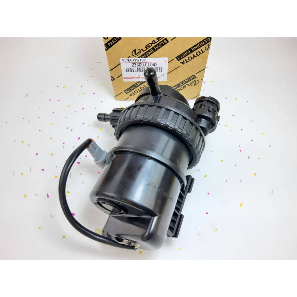 เสื้อกรองโซล่าดักน้ำติดไส้กรอง วีโก้ 2.5,3.0 ออกตรง#23300-0L042,0L040 ...