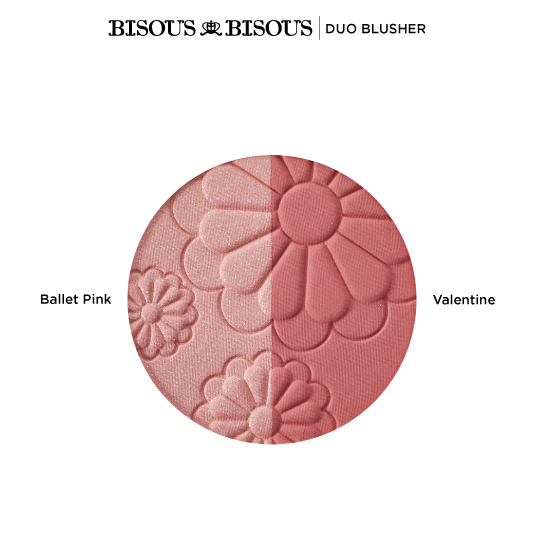 Bisous Bisous Duo Blusher 3 Tone | Shopee Thailand