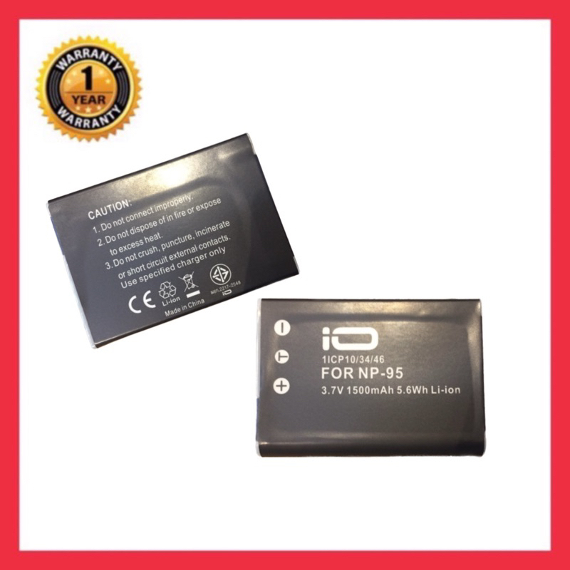 แบตเตอรี่ ฟูจิ NP-95/Fuji Battery NP-95 แบตเตอรี่กล้อง Fuji NP-95 NP95 ...