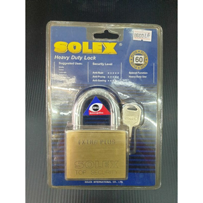 Solex กุญแจ คอสั้น 60มิล ระบบลูกปืน รุ่น Extra Plus ของแท้ | Shopee Thailand