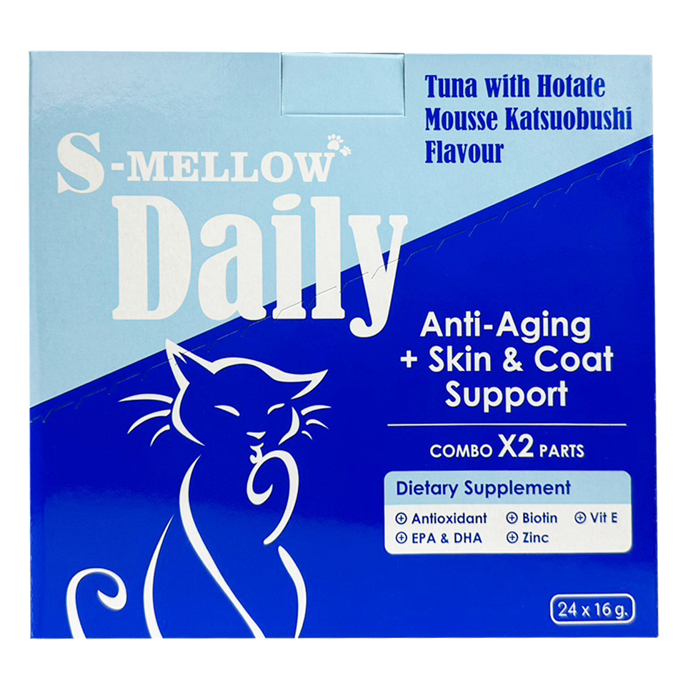 S-mellow Daily For Cat อาหารเสริมในรูปแบบขนม เพื่อสุขภาพที่ดีของสัวต์ ...