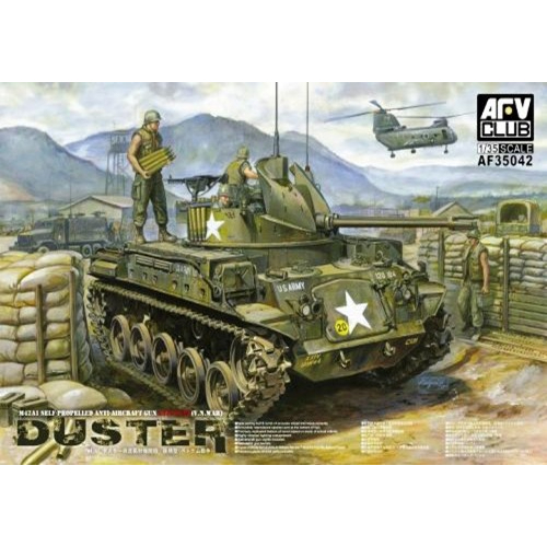 1/35 M 42 Duster tank #35042 AFV club มาพร้อมรูปลอกทำเป็นตัว ทบ.ไทยได้ ...