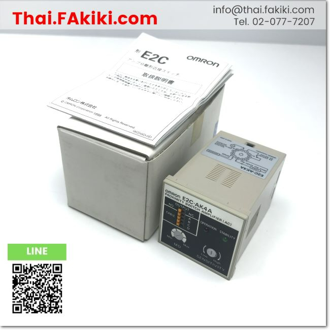 พร้อมส่ง,(A)Unused, E2C-AK4A Proximity Sensor ,พร็อกซิมิตี้เซนเซอร์ สเปค AC100-240V ,OMRON (66 ...