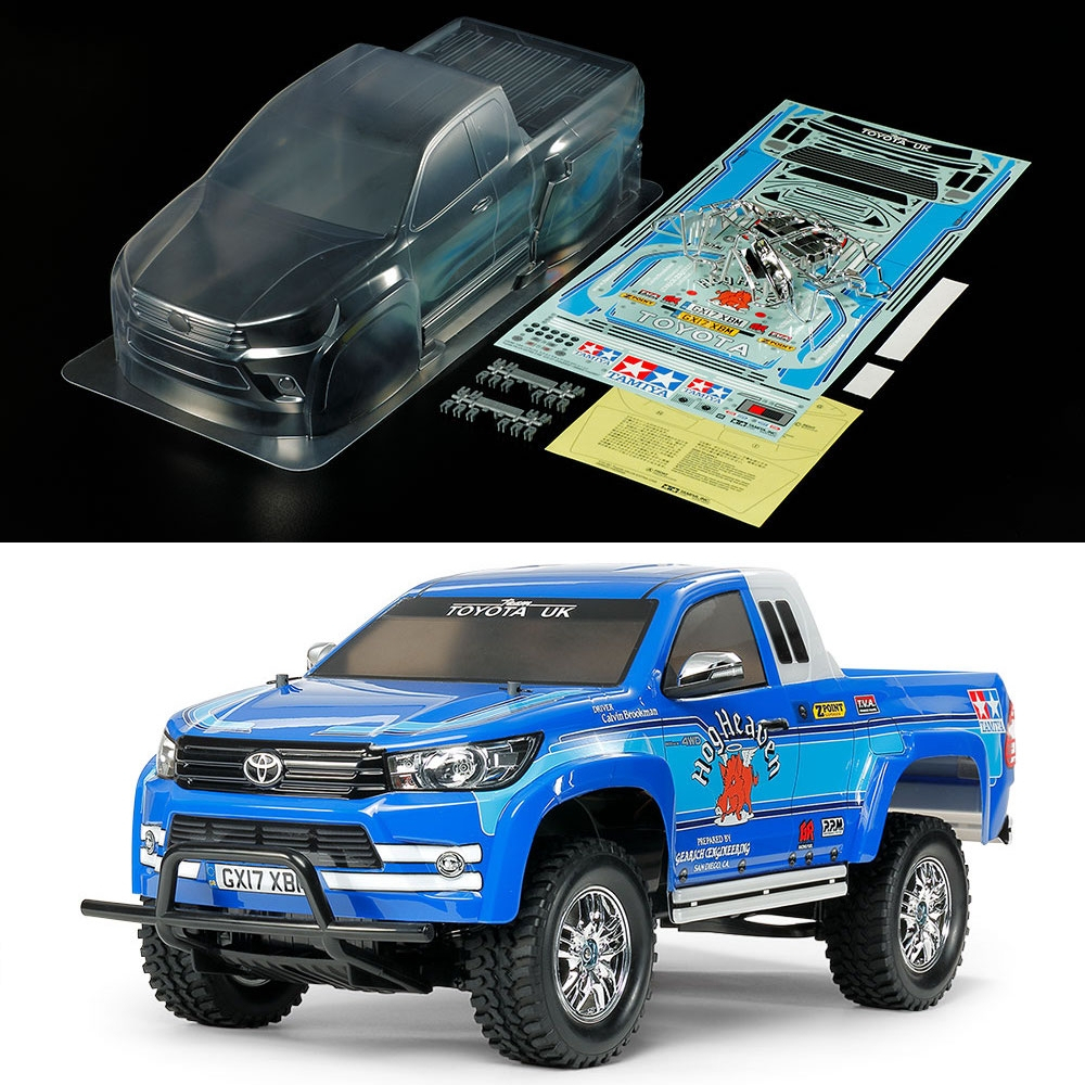 TAMIYA 51611 บอดี้ TOYOTA HILUX EXTRA CAB ยังไม่ได้ตัดเจาะและทำสี ...
