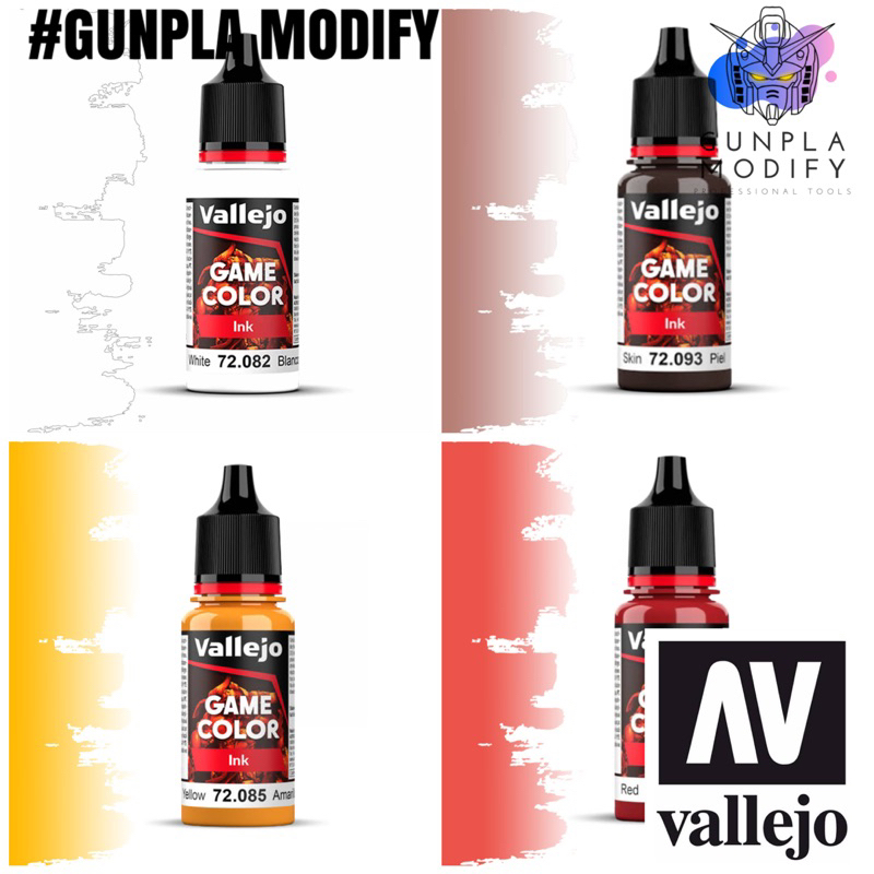 Vallejo New Game Color Ink สีอะคริลิคสูตรน้ำ เฉดสีแนวแฟนตาซี สีอิงค์ สี ...