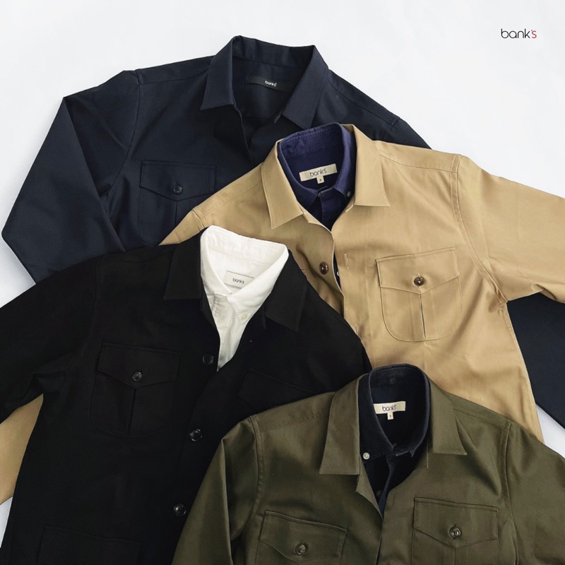 bank’s New Safari Jacket features 4 patch pocket Now available in 4 ...