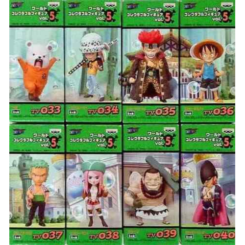 วันพีช WCF Vol.5 One Piece World Collectable Figure ของแท้ เบโปะ / ลอว์ / คิด / ลูฟี่ / โซโร ...