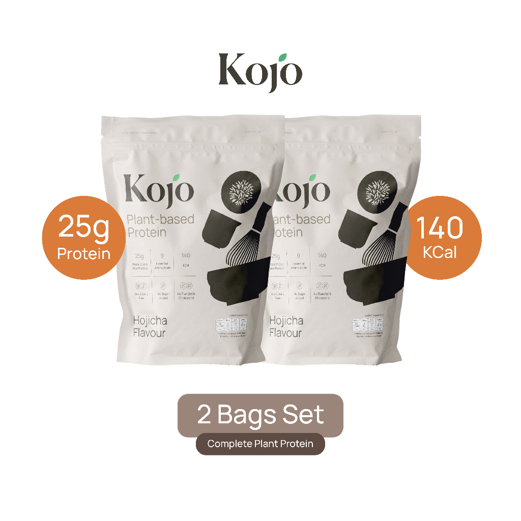 [Pre-order] 2 Bag: Kojo Plant Based Protein Hojicha Flavour (910gx2 ...