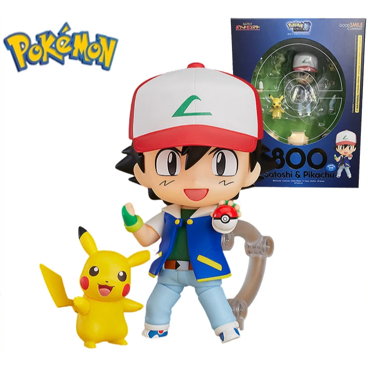 [มือสอง] [ของแท้] รหัส 800 Nendoroid - Satoshi & Pikachu ซาโตชิ & ปิกะ ...