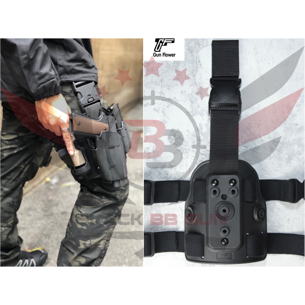 เพลทรัดต้นขา Gun & Flower (Gun & Flower Drop Leg Platform) คุณสมบัติ ...