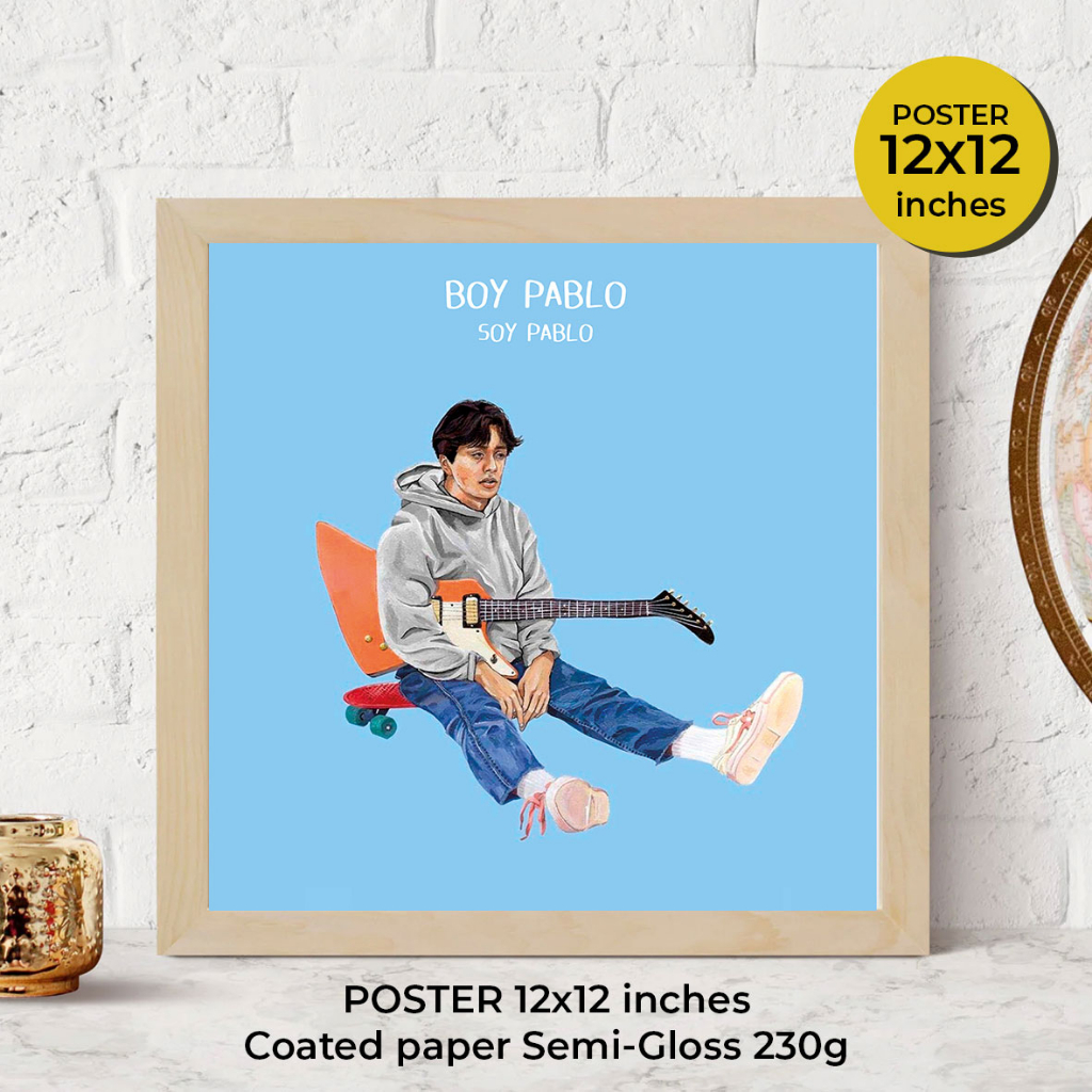 Boy Pablo Poster โปสเตอร์ วงบอยพาโบล "นิโคลัส พลาโบล มูโญซ" ศิลปินอินดี ...