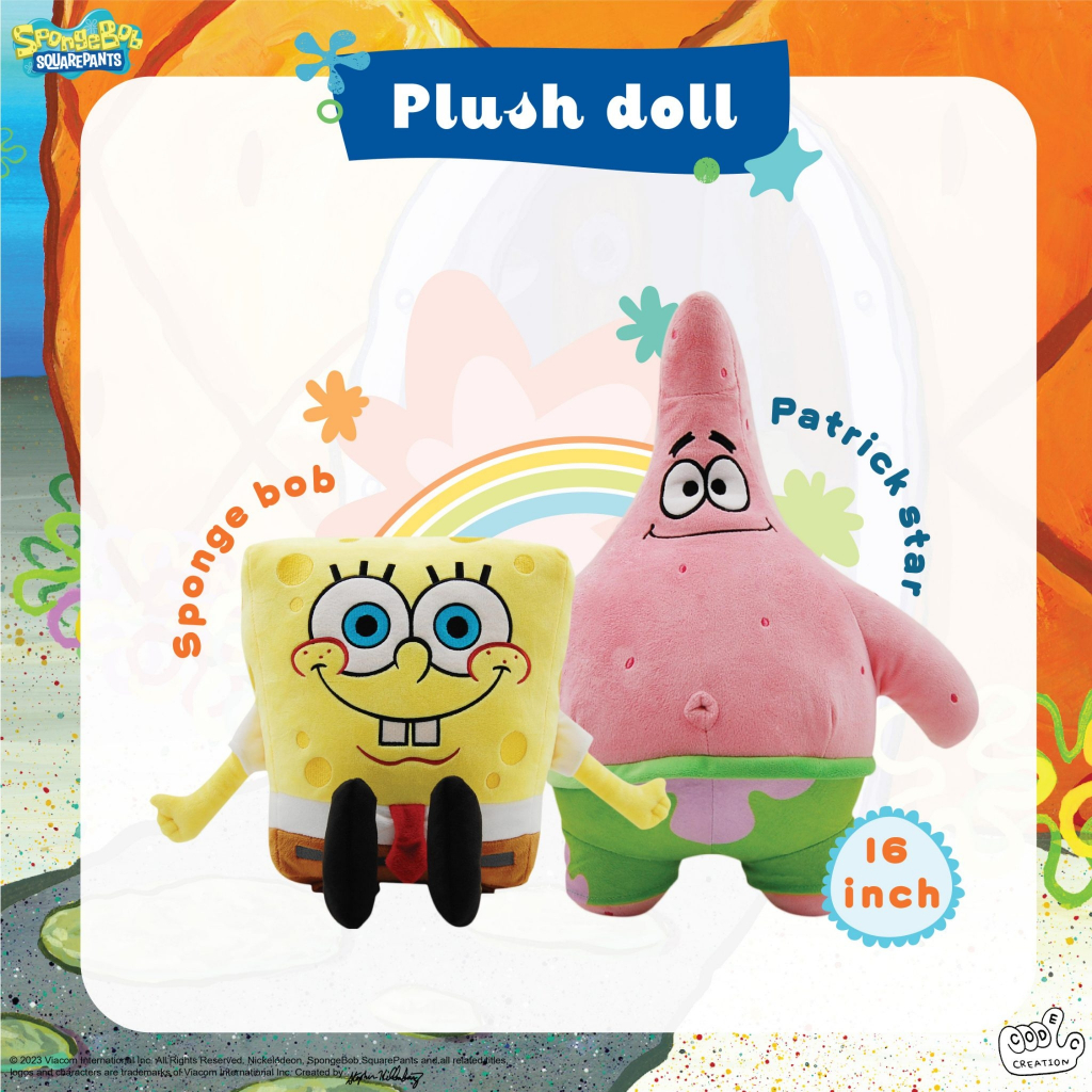 SpongeBob SquarePants Plush Doll 16 inch | Shopee Thailand