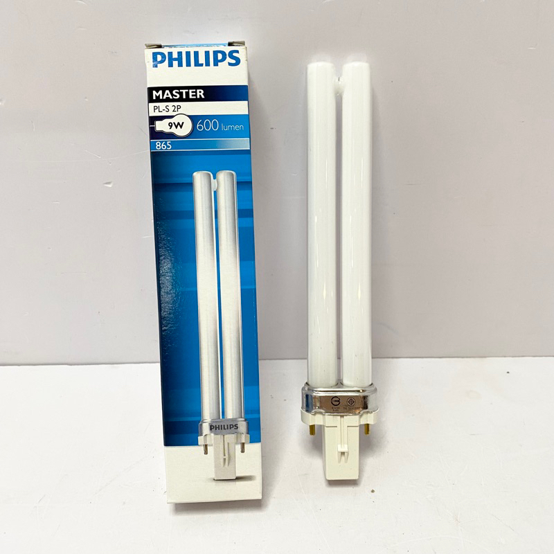 Philips Master หลอดขั้ว PL-S 2P 2 แท่ง 9W 600 Lumen 865 แสงสีขาว ...