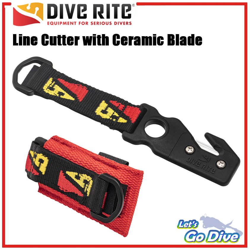 DIVE RITE - Line Cutter with Ceramic Blade - ทีตัดสาย ตัดเชือก ใต้น้ำ ...
