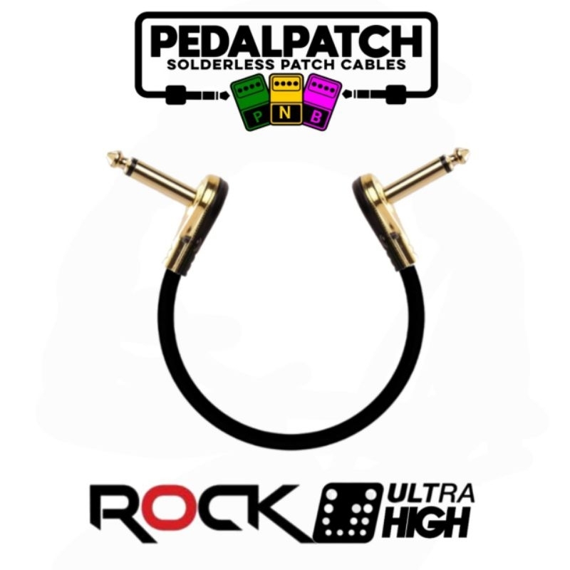 PEDAL PATCH CABLE สายพ่วงเอฟเฟค รุ่น PANCAKE GOLD ROCK ULTRA HIGH เลือกแบบสายและความยาวได้ ...