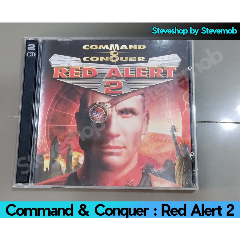 C&C Red Alert 2 มือ 1 แผ่นแท้สำหรับสายสะสม มี Cd-Key หลังปกแผ่น ...