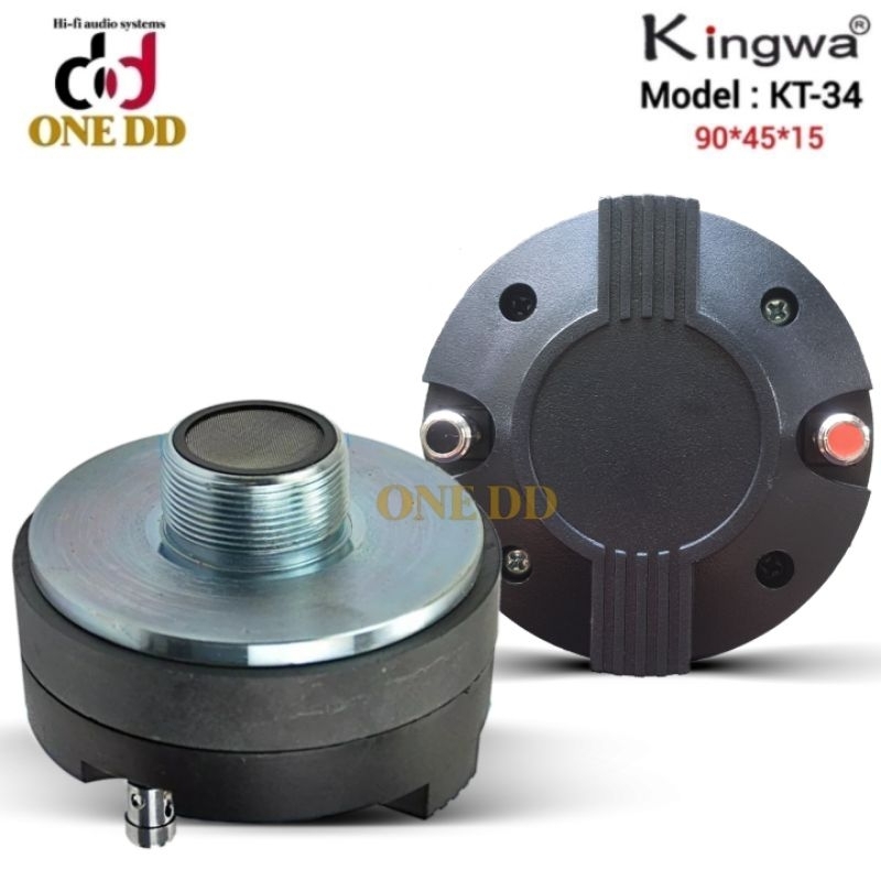 ยูนิตเสียงแหลม Voice 34mm. 90*45*15 แบบเกลียว Kingwa KT-34 DRIVER UNIT ยูนิตฮอร์น | Shopee Thailand