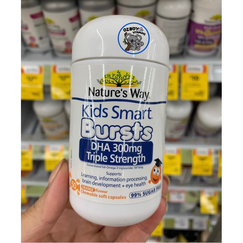Nature’s way Kid Smart DHA Triple strength มี 50 แคปซูล | Shopee Thailand