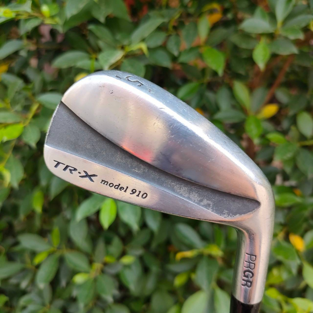 [ผ่อน] เหล็ก 5 PRGR TR-X MODEL 910 เหล็กพรีเมี่ยมญี่ปุ่น ด้านในโปร่ง ทำให้ตีง่ายมากๆ และแน่นมากๆ ...