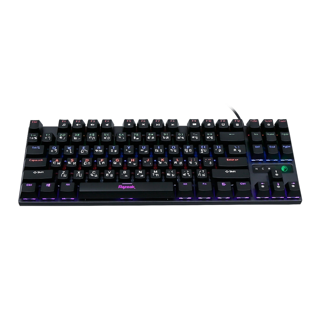 คีย์บอร์ดเกมมิ่ง Razeak RK-X61 & RK-X62 TKL Mechanical Keyboard ...