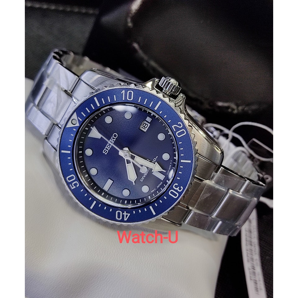 นาฬิกา Seiko Prospex Solar Diver's 200m รุ่น SNE585P1 SNE585P SNE585 ...