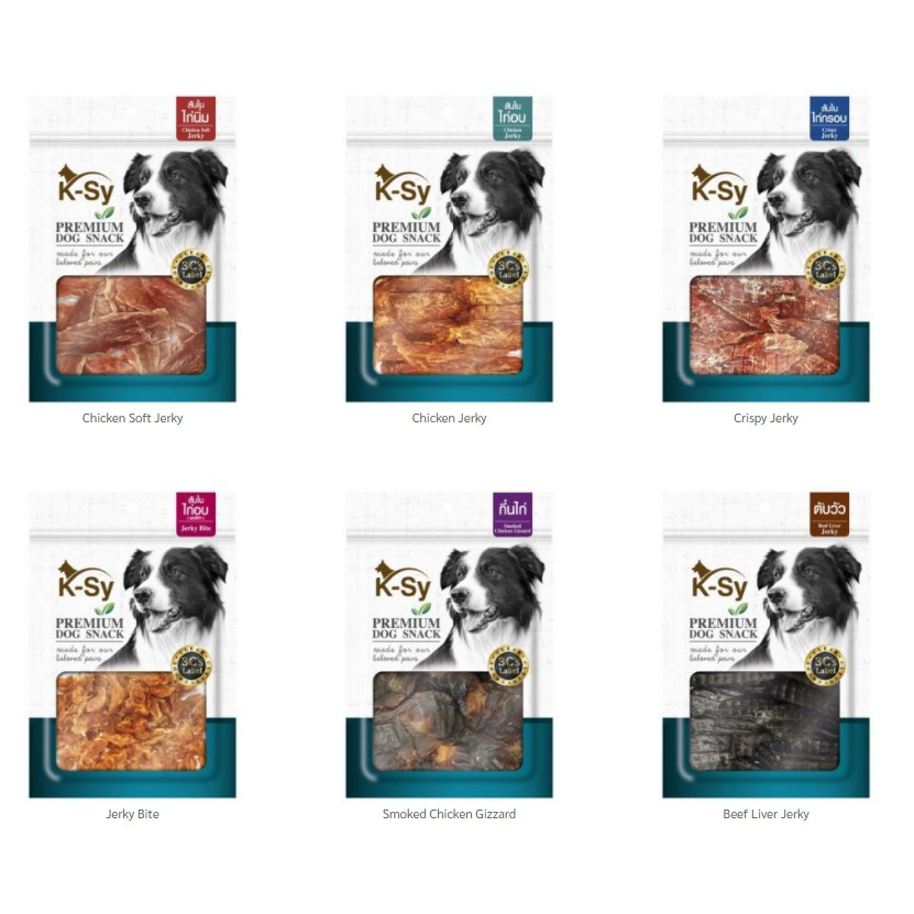 K-Sy Premium Natural dog snack เค ซี เจอร์กี้ น้ำหนัก 200 - 325 กรัม | Shopee Thailand