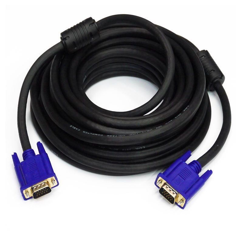 สายจอ VGA 10 เมตร ผู้ผู้ ใช้ต่อคอมกับจอ สัญญานภาพเดียว สัญญานดี แข็งแรงทนทาน | Shopee Thailand
