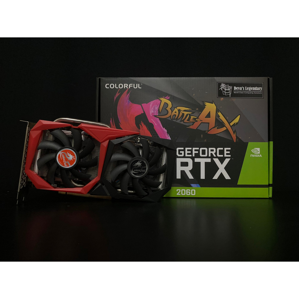 การ์ดจอ VGA COLORFUL RTX 2060 NB V2 6GB สินค้ามือสอง มีกล่อง มีประกัน ...